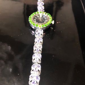Stamped 925 | Accessories | Beautiful Genuine Tanzanite Chrome Diopside ...